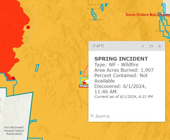 Smoke from Spring fire